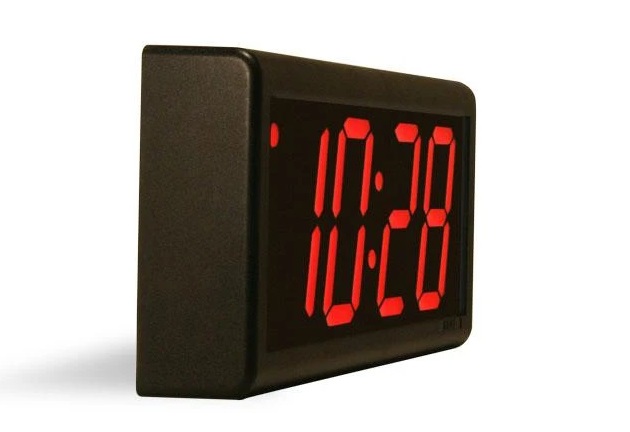4-siffrig digital klocka för nätverksanslutning - Direktronik AB