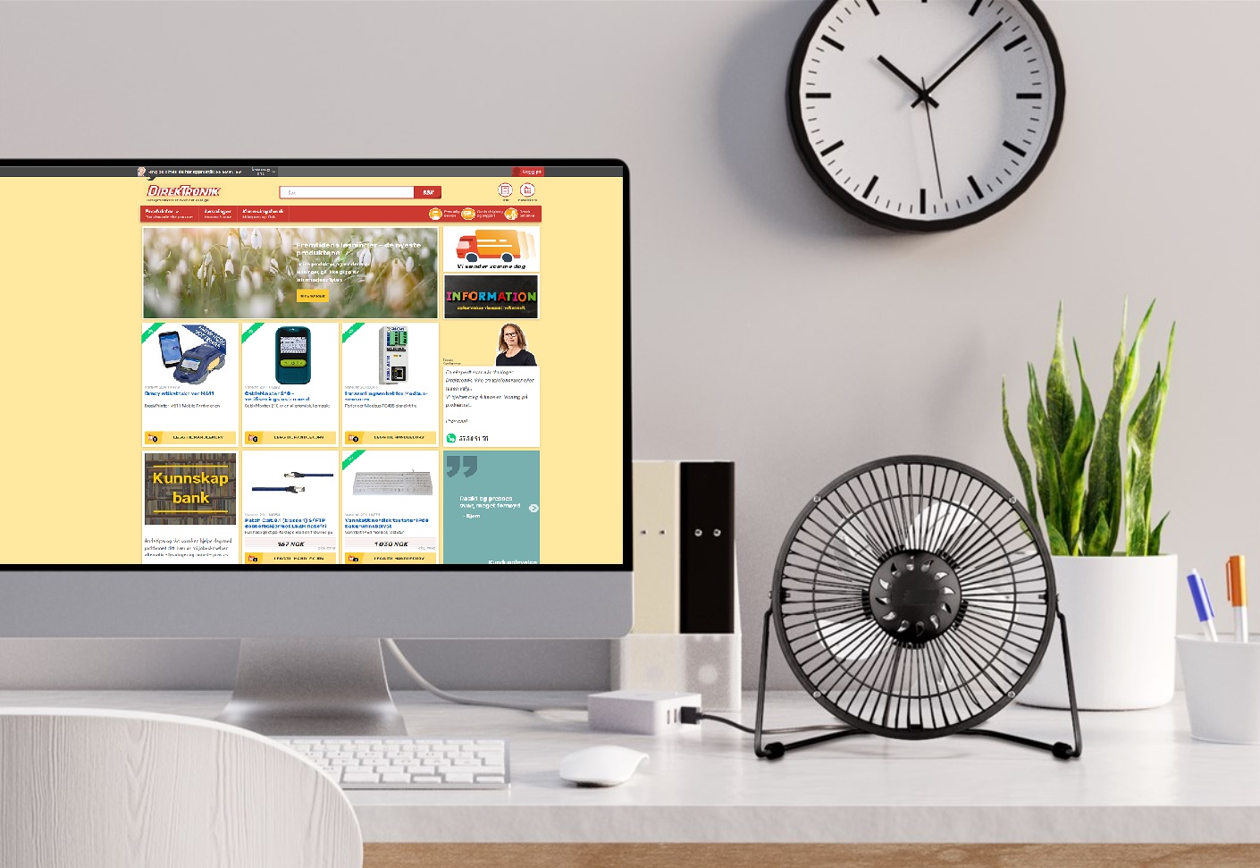 Stasjonær USB-vifte - Direktronik AB