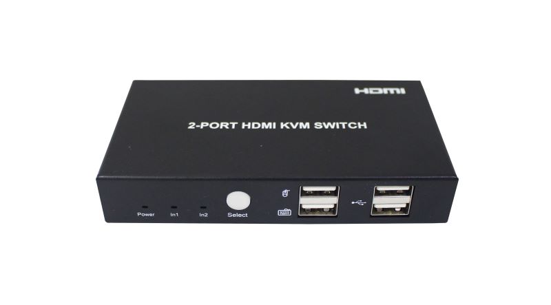 2-portars 4K HDMI KVM Switch - Direktronik AB